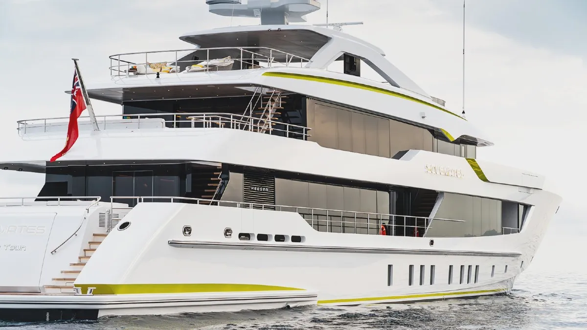 The New 180-Foot Superyacht Has a D.J. Booth So You Can Host Parties on ...