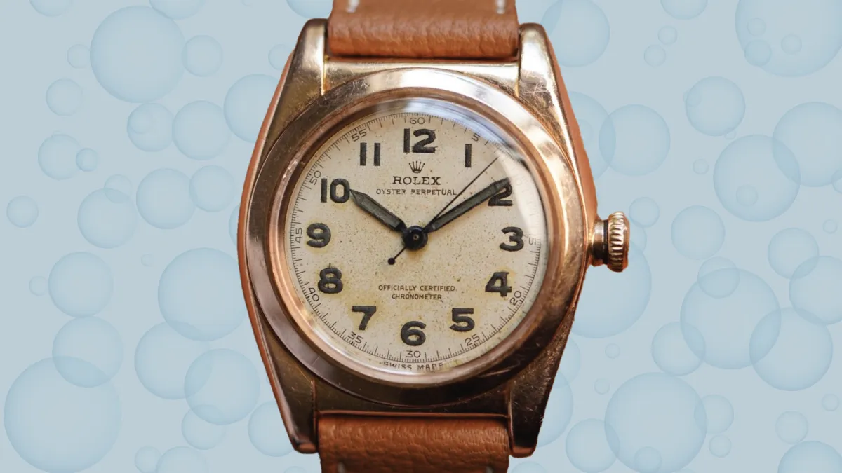 A Collector’s Guide to Rolex Bubbleback Watches, From 1931 to 1950s